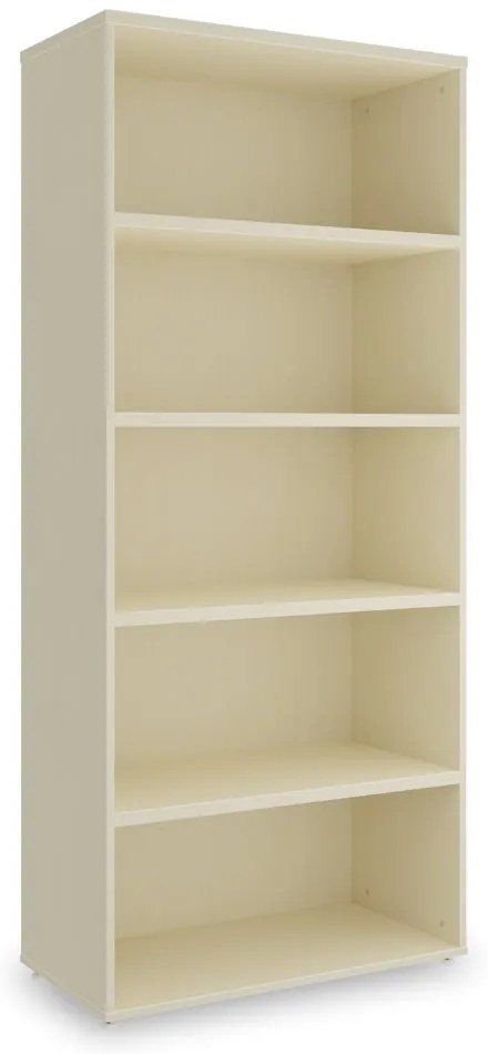 Vysoká skříň SimpleOffice 80 x 40 x 180 cm, bříza