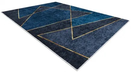 MIRO 52097.801 mycí kobereček Geometrická protiskluz - modrý
