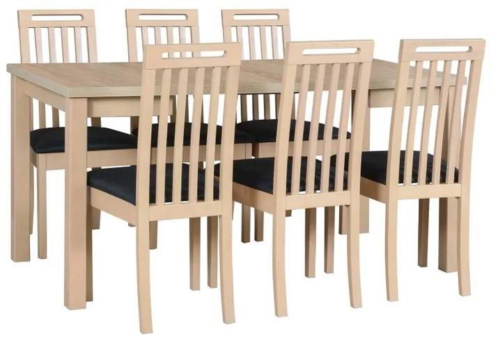 Jídelní stůl MAX 8 deska stolu sonoma, nohy stolu sonoma