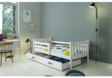 Dětská postel CARINO 190x80 cm Bílá