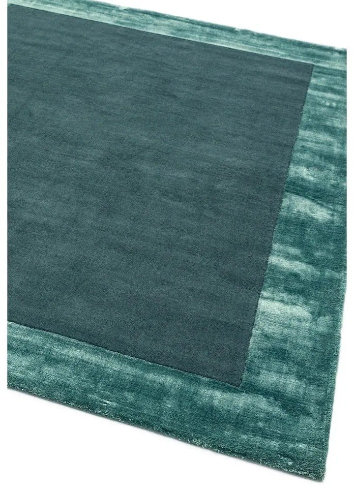 Ručně tkaný koberec s příměsí vlny v petrolejové barvě 120x170 cm Ascot – Asiatic Carpets