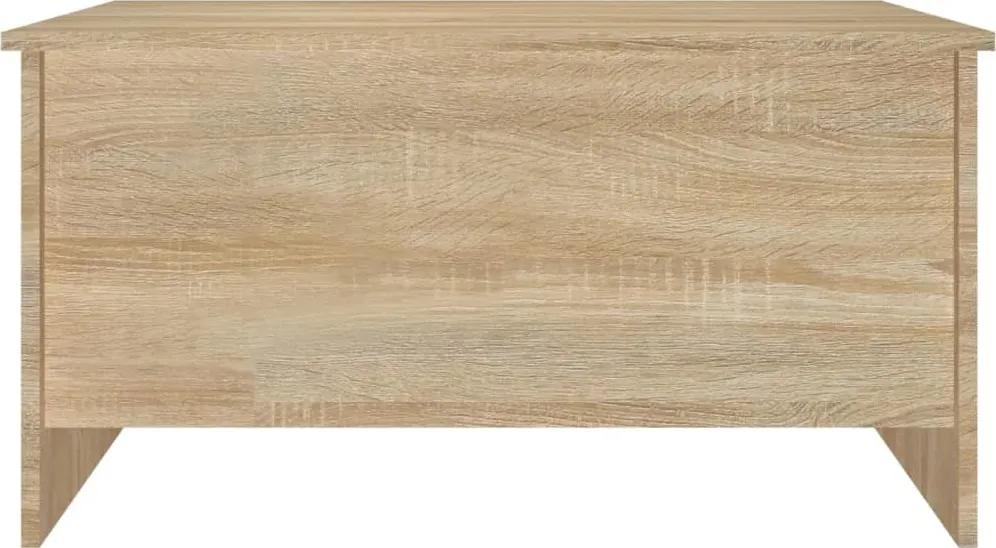 vidaXL Konferenční stolek 80x55,5x41,5 cm kompozitní dřevo [809677] Barva: hnědý dub
