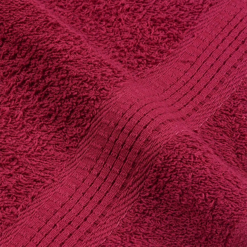Ručníky pro hosty FROGN 2 ks bordó 30x50 cm 360 g/m² 136731
