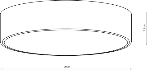 Brilagi - Stropní svítidlo CLARE 2xE27/24W/230V pr. 30 cm hnědá