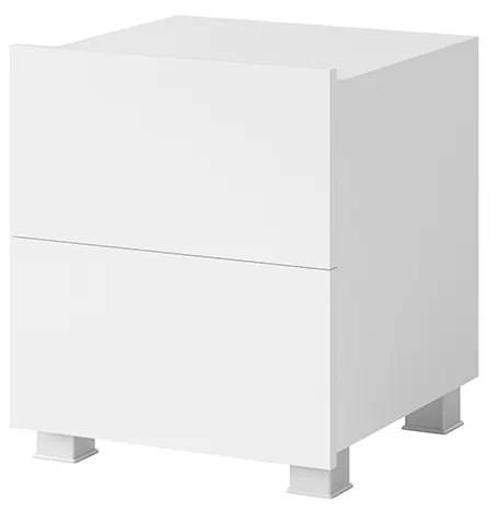 GiB Meble CALABRINI® Noční stolek / C SNOC Barva: bílý lesk,