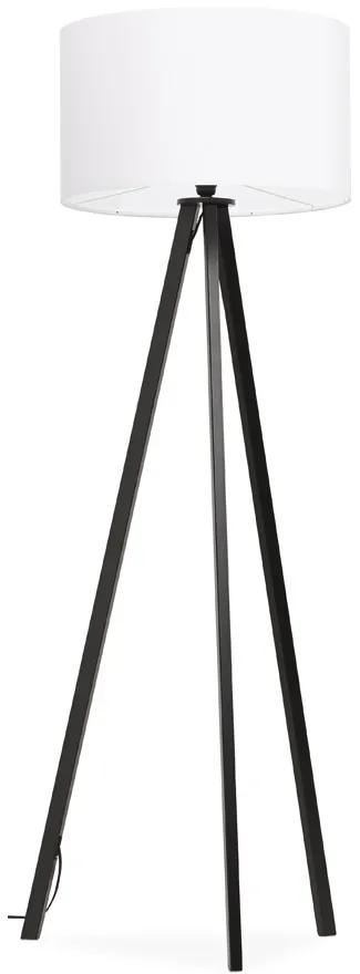 Kokoon Design Stojací lampa Trivet Barva: černá/přírodní FL00320BLNA