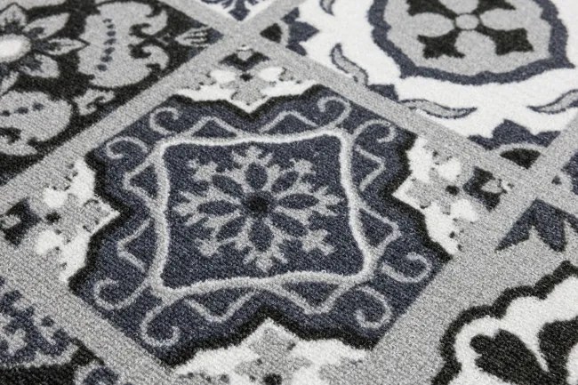 Protiskluzový koberec PATCHWORK 19 New šedý