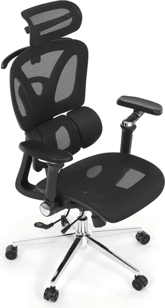 Ergonomická kancelářská židle EXECUTIVE - černá síťovina