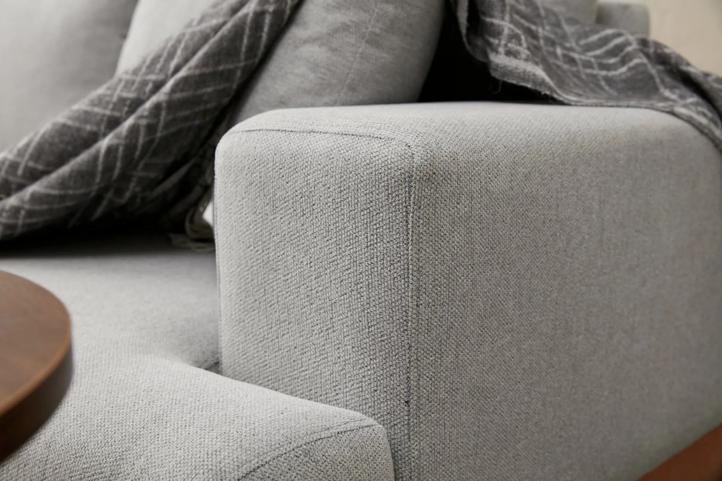 Atelier del Sofa 3-místná pohovka Liva - Grey, Šedá