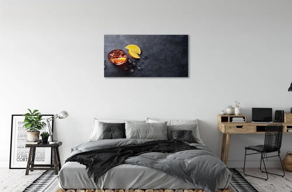 Obrazy na plátně Ledový čaj citron 140x70 cm