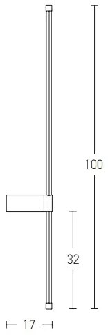 Zambelis 20117 - LED Nástěnné svítidlo LED/20W/230V zlatá