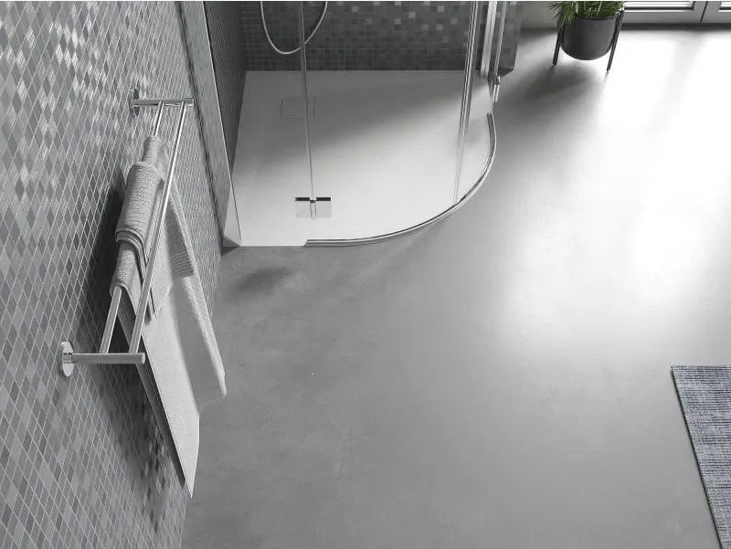 Mexen Bert čtvrtkruhový sprchový kout SMC 90 x 90 cm, bílý - 4KR109090