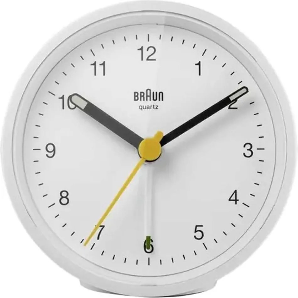 Braun - Analogový budík BC12, bílá 4007218670489