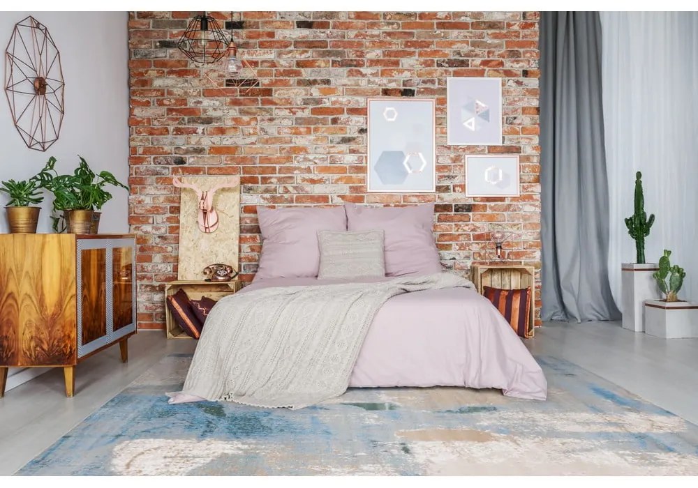 Modrý koberec 120x180 cm Sensi Zashi – FD
