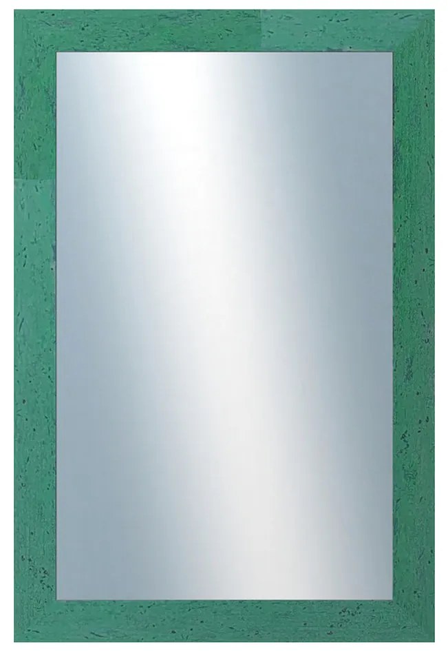 DANTIK - Zarámované zrcadlo - rozměr s rámem cca 40x60 cm z lišty RETRO zelená (2535)