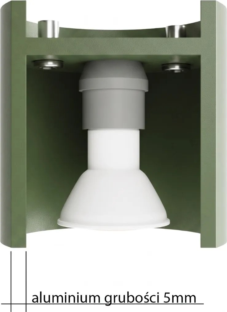 Sollux Lighting Stropní svítidlo ORBIS 1 olivově zelené