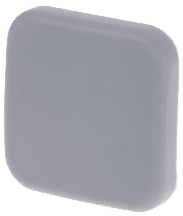 KIK KX4923 Dveřní zarážka čtverec samolepicí silikonová šedá
