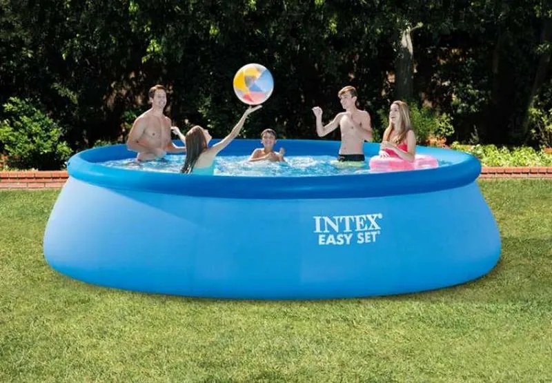 INTEX Easy Set Pool Bazén 457 x 107 cm s kartušovou filtrační pumpou 26166NP