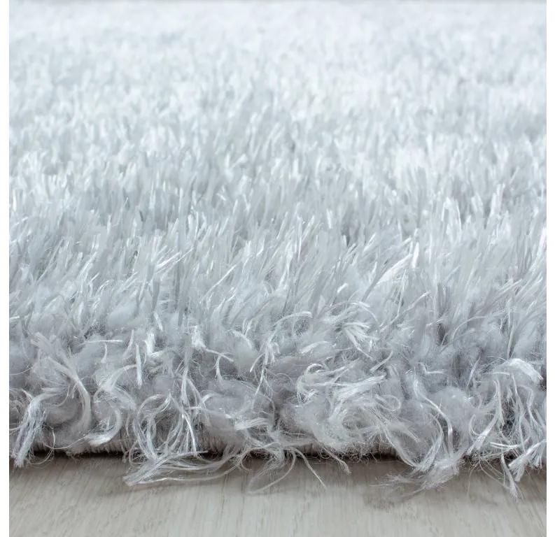 Ayyildiz Kusový koberec BRILLIANT 4200, kulatý, Stříbrná Rozměr koberce: 160 cm KRUH