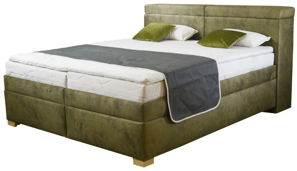 NEW DESIGN postele Boxspring postel YOGA s úložným prostorem, 160×200 cm Velikost postele: 160 × 200 cm