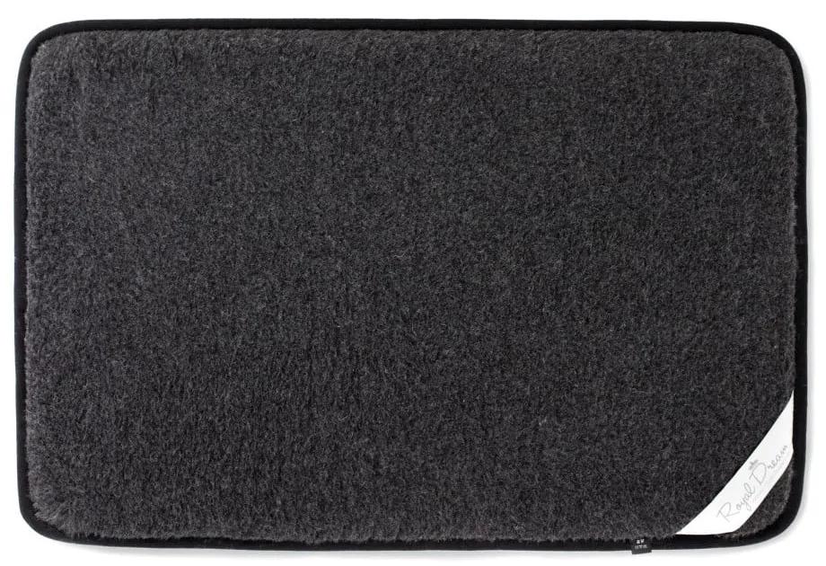Černá podložka z merino vlny pro domácího mazlíčka Royal Dream, šířka 90 cm