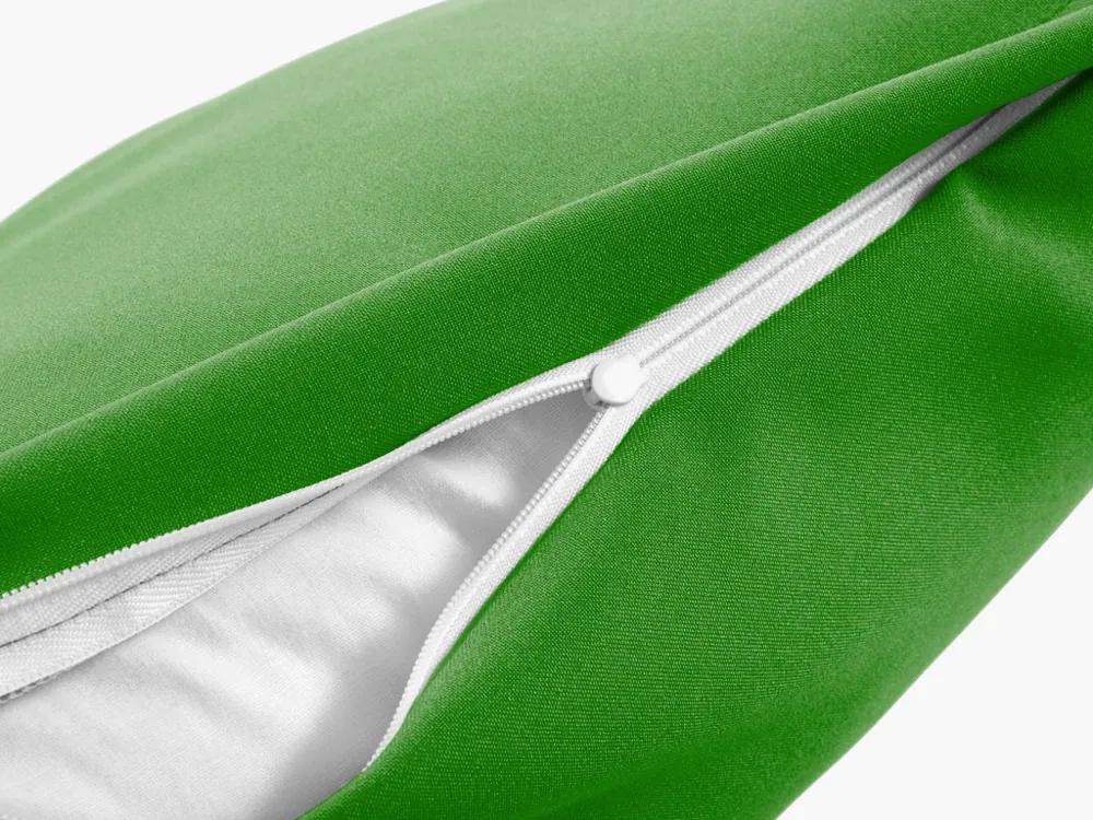 Biante Dekorační povlak na polštář Rongo RG-043 Sytě zelený 45 x 45 cm
