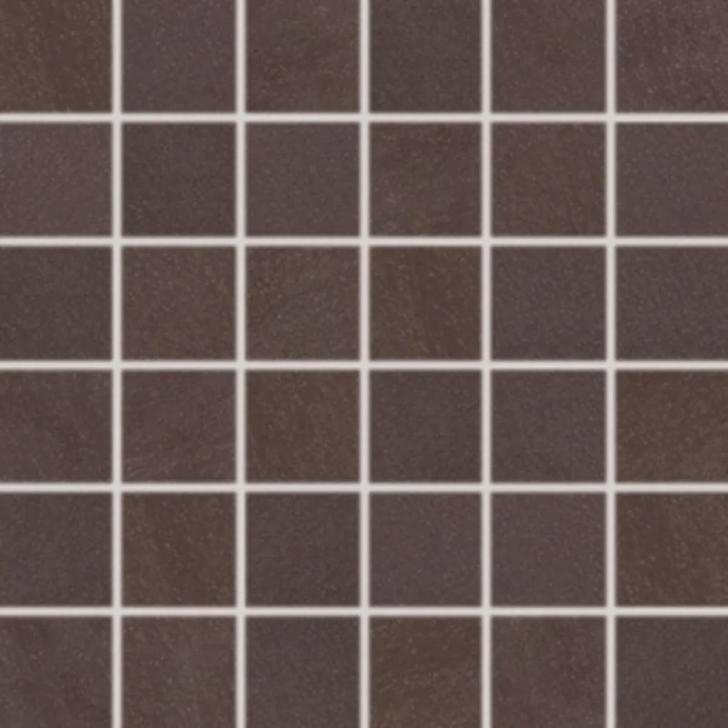 Mozaika Rako Sandstone Plus hnědá 30x30 cm mat DDM06274.1
