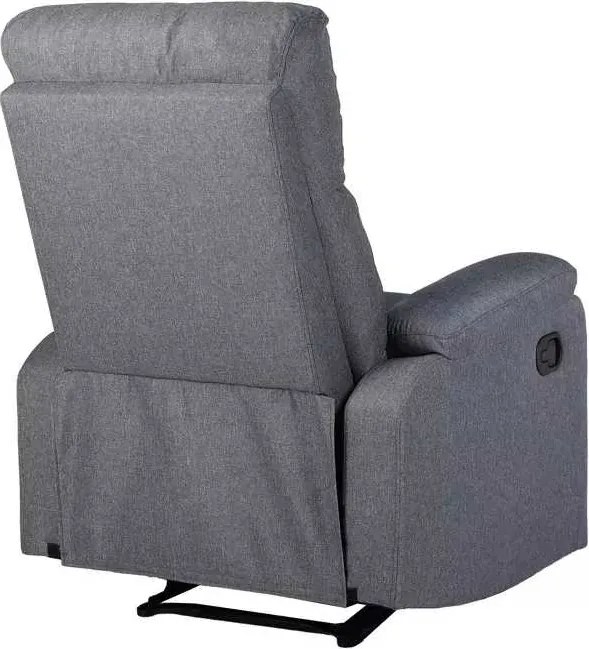 LuxuryForm DESIGN Televizní křeslo CARLOS s polohováním - šedé