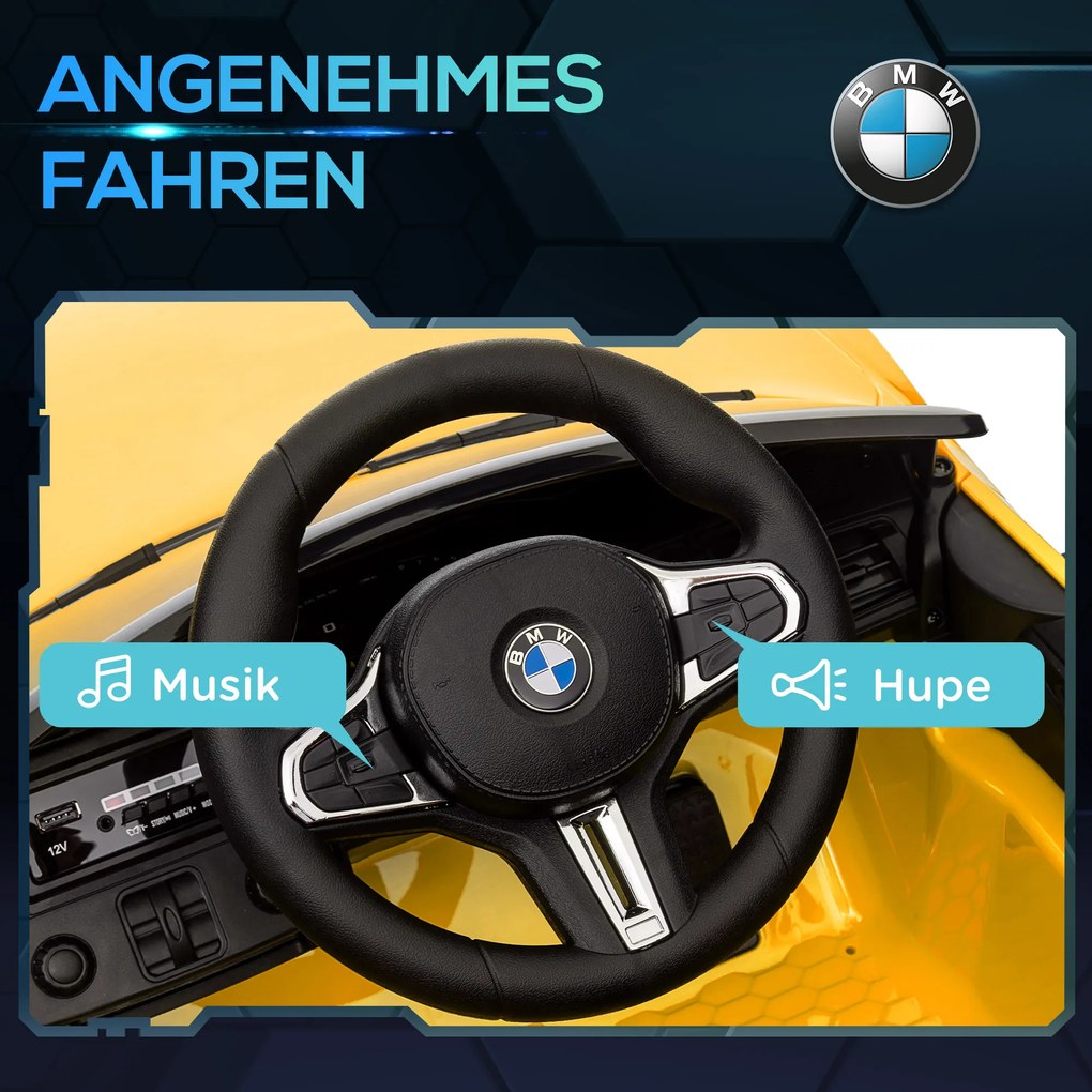 Dětské elektroauto AIYAPLAY 12V s dálkovým ovládáním 2.4G, zavěšením, měkkým startem, MP3, USB, LED světly, klaksonem, rychlostí 3-5 km/h, pro děti 3…