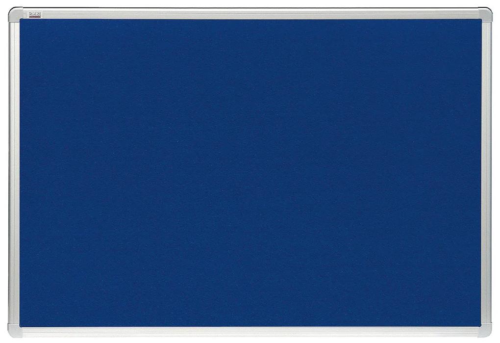 2x3 filcová officeBoard 120x90cm s hliníkovým rámem, modrá