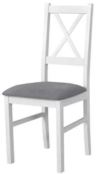 Sconto Jídelní židle NILA 10 šedá/bílá
