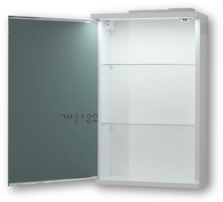 Olsen Spa Vrchní zrcadlová skříňka NICE s LED osvětlením Rozměr A - 40 cm, Rozměr B - 15 cm, Rozměr C - 64 cm - OLNNIC40