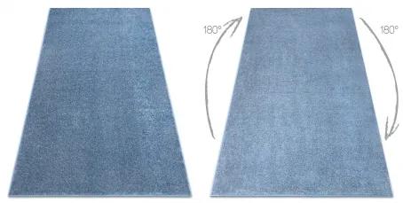 koberec, koberec metráž SANTA FE modrý 74 hladký, Jednotný jedn velikost 300x400 cm | krásné koberce cz