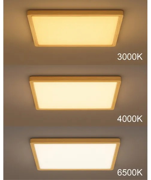 LED Stropní svítidlo LED/24W/230V 3000/4000/6500K 30x30 cm béžová