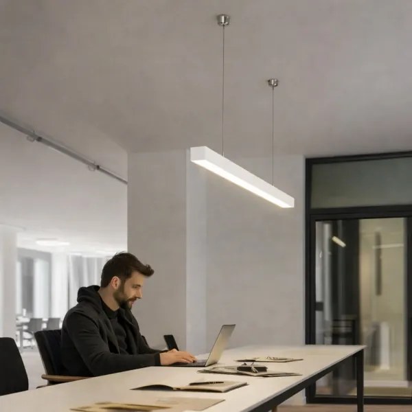 Brilagi - LED Závěs. svít. FULLDAY LED/20/30/40W/230V 2700/4000/6000K 120cm bílá