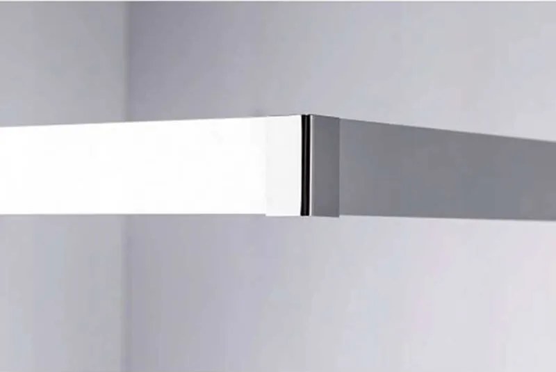 BPS-koupelny Čtvercový sprchový kout HYD-SK90B 90x90 chrom/transparent - bez vaničky