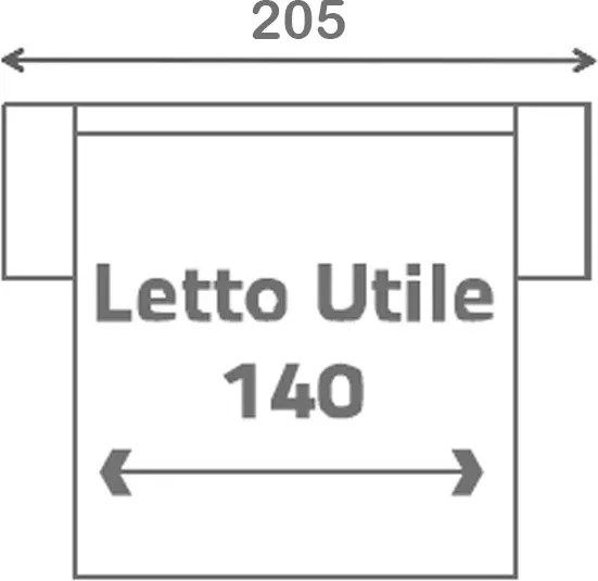 Pohovka LIVORNO s rozkladem na každodenní spaní, levandulová (penelope 15), 140