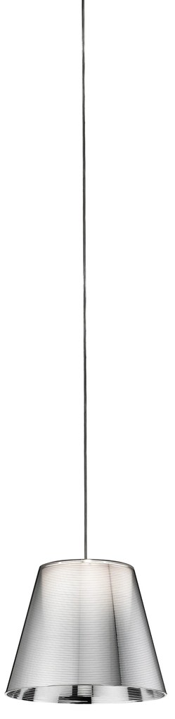 Flos F6256000 KTribe S1, designové závěsné svítidlo, 1x60W G9, aluminizovaná stříbrná, prům. 24cm