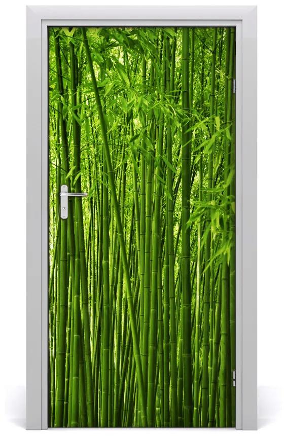 Fototapeta na dveře Bambusový les 85x205 cm