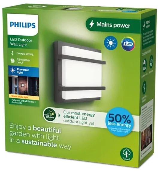 Philips - LED Venkovní nástěnné svítidlo PETRONIA LED/3,8W/230V IP44