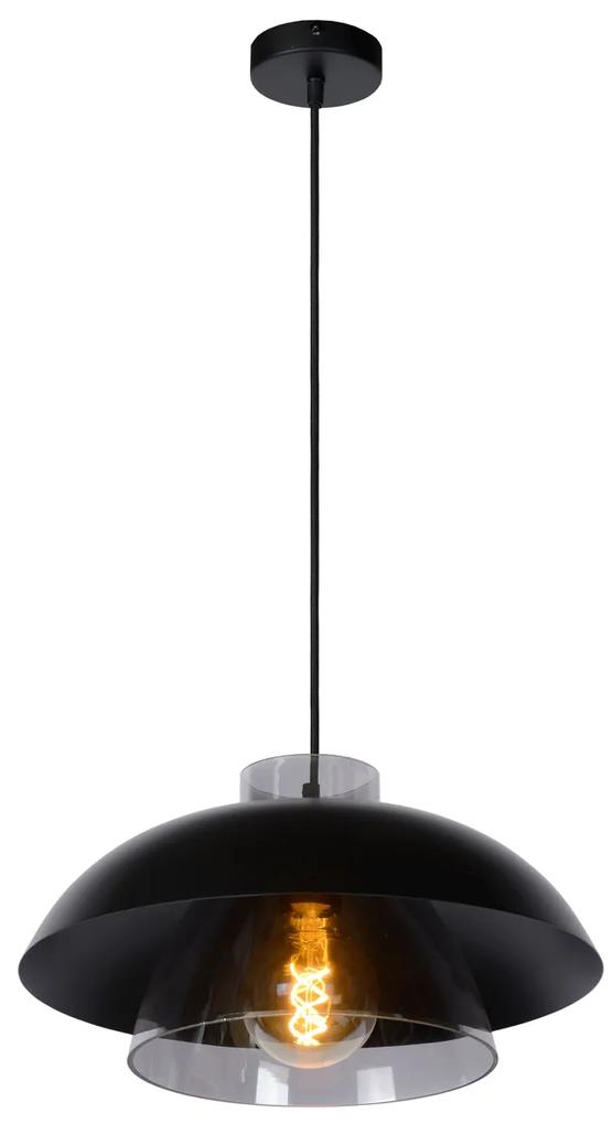Lucide 10411/40/30 závěsné svítidlo Avonmore černé, E27, ø40cm