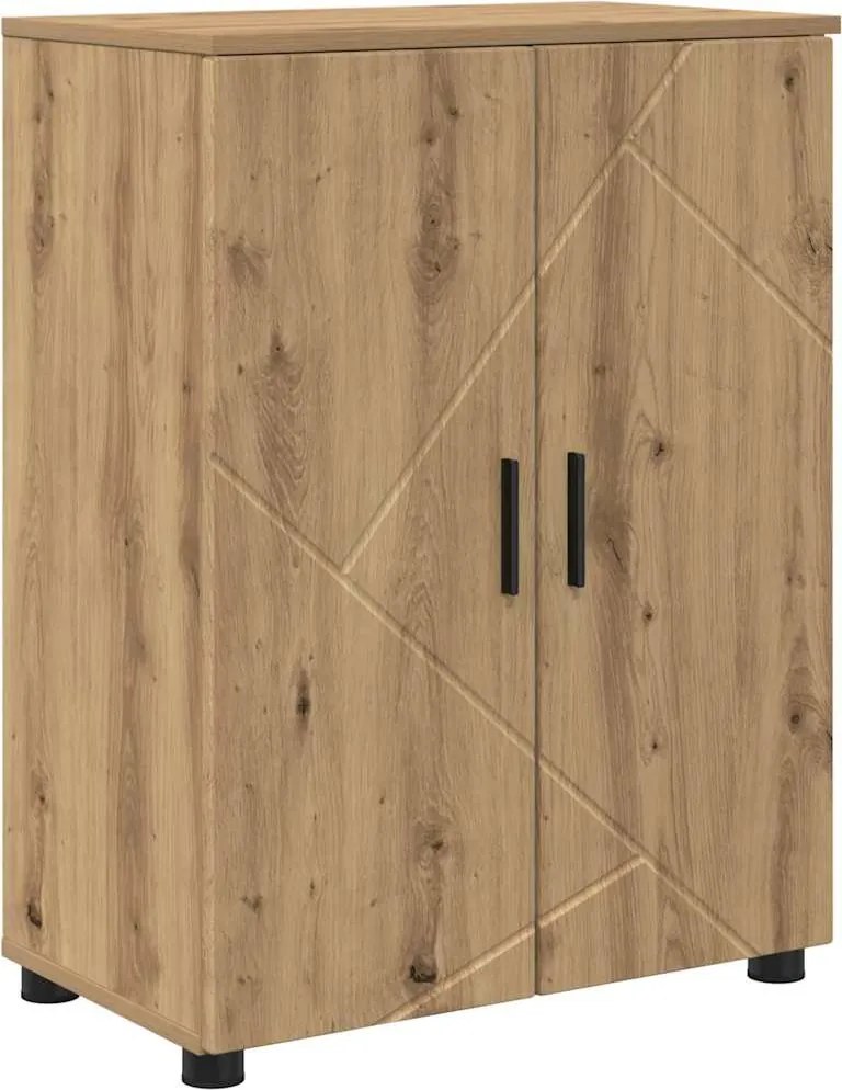 Sada koupelnového nábytku 4 ks Artisanový dub 61 x 35 x 64 cm 3393012