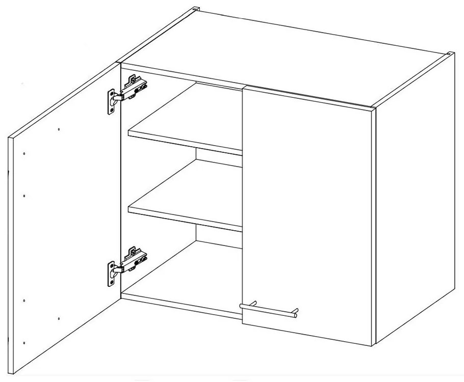 Kuchyňská linka STILO bs | 250 cm | bílá/šedá