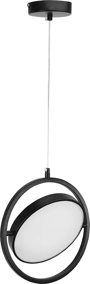 Toolight Toolight, LED závěsné svítidlo 26cm, 5W, 4000K, APP1790-CP, černá, OSW-06067