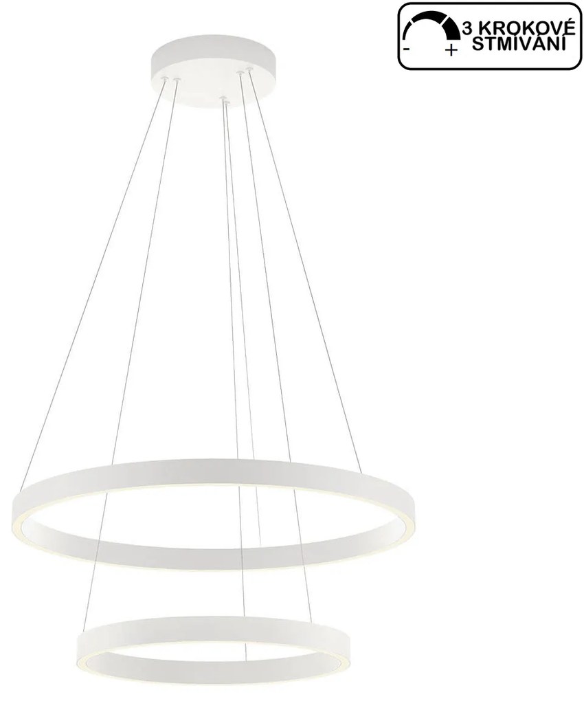 Světla a lustry REDO GROUP LED závěsné světlo Redo 01-2887 FEBE/LED 62W Barva světla: 3000K