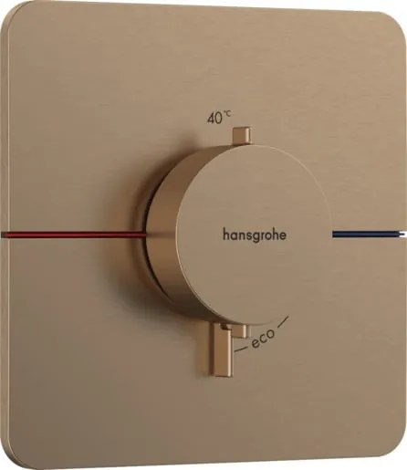 Hansgrohe ShowerSelect Comfort Q sprchová baterie bez podomítkového tělesa kartáčovaný bronz 15588140