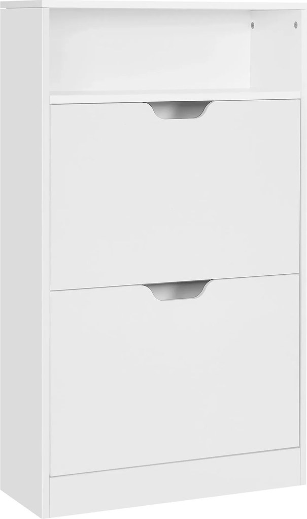 XXXLutz VYKLÁPĚCÍ BOTNÍK, bílá, 60/102/24 cm Boxxx - Online Only šatny & botníky - 002543047901
