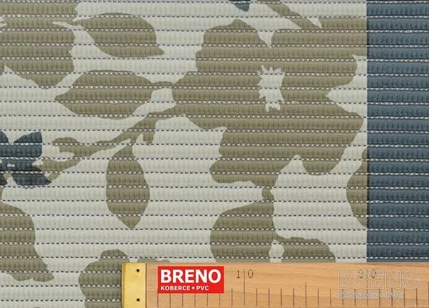 Breno Koupelnová pěnová předložka SOFTY-TEX 79857 květy, šíře 65 cm, Vícebarevné