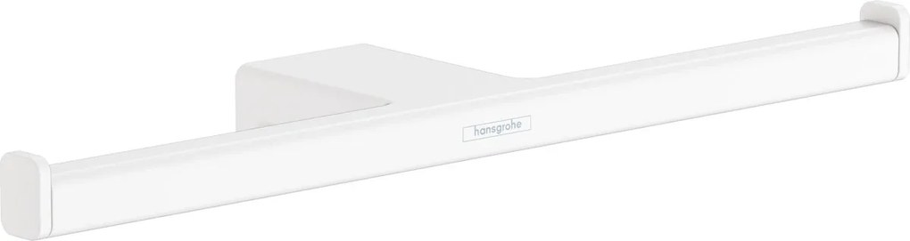 Hansgrohe AddStoris, držák na toaletní papír dvojitý, bílá matná, HAN-41748700