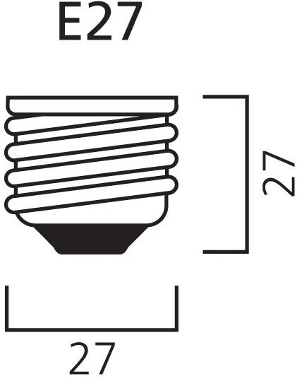 Diolamp LED Filament žárovka čirá A67 14W/230V/E27/2700K/1700Lm/360°